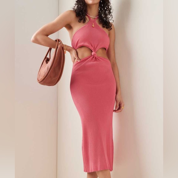 cult gaia | Dresses | Cult Gaia Cameron Ribbed Knit Dress | Poshmark